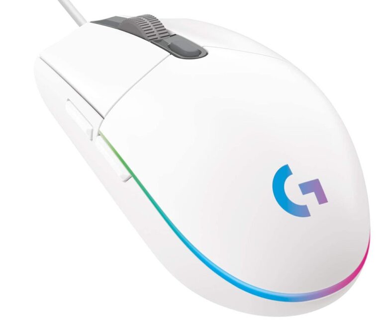 Logitech G102 LightSync Gaming Mouse สีขาว เม้าส์สำหรับเล่นเกมส์ ของแท้ ...