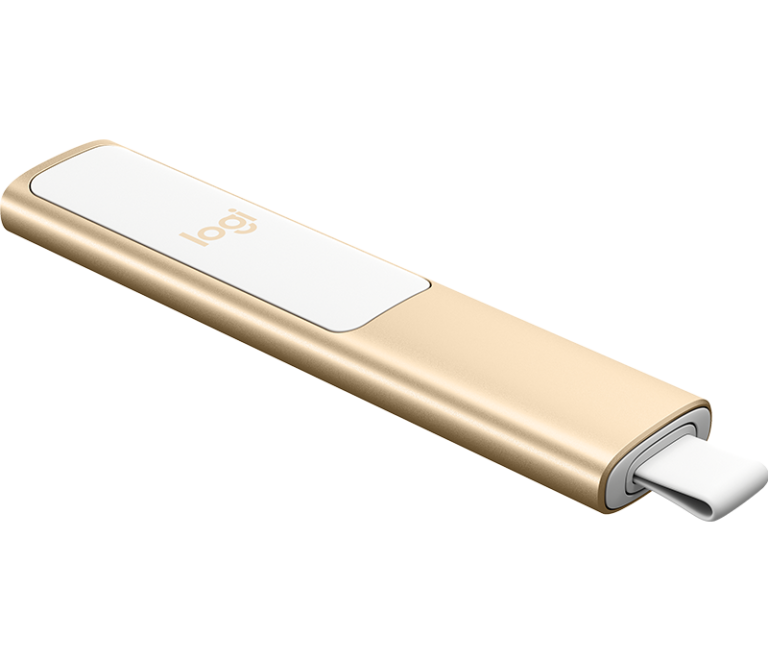 Logitech Spotlight Wireless Presenter Laser Pointer – Gold (สีทอง ...